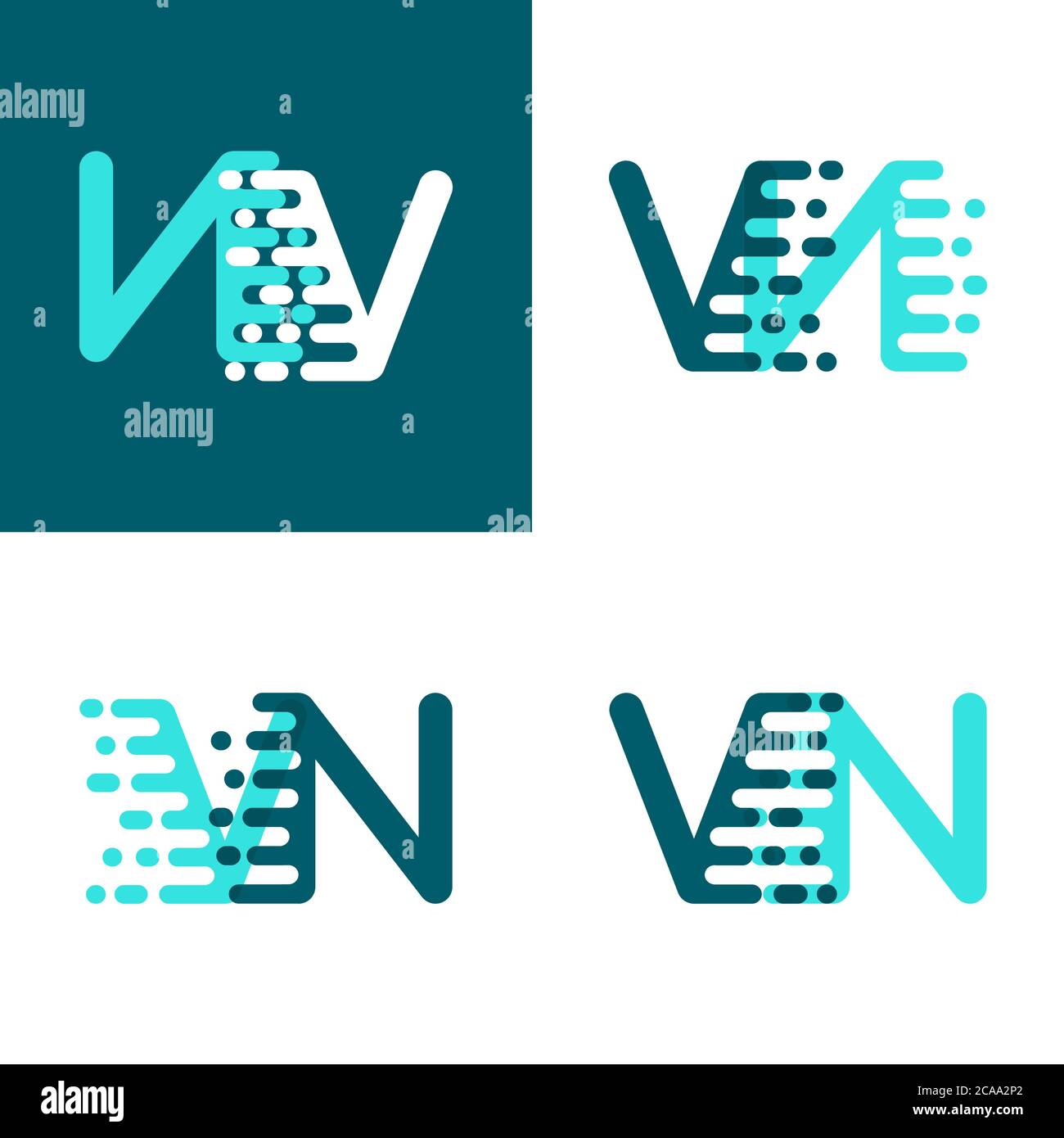 Vn letters hi-res stock photography and images - Alamy