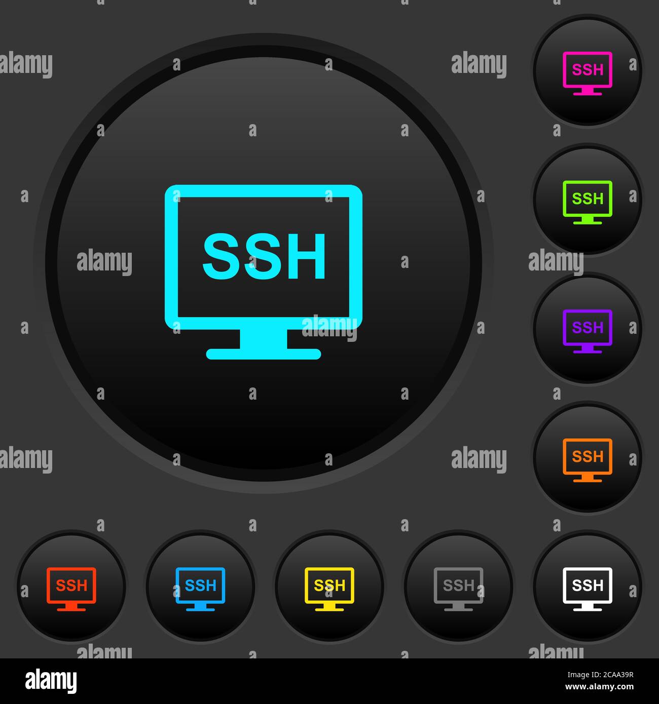 Ssh background Stock Vector Images - Alamy