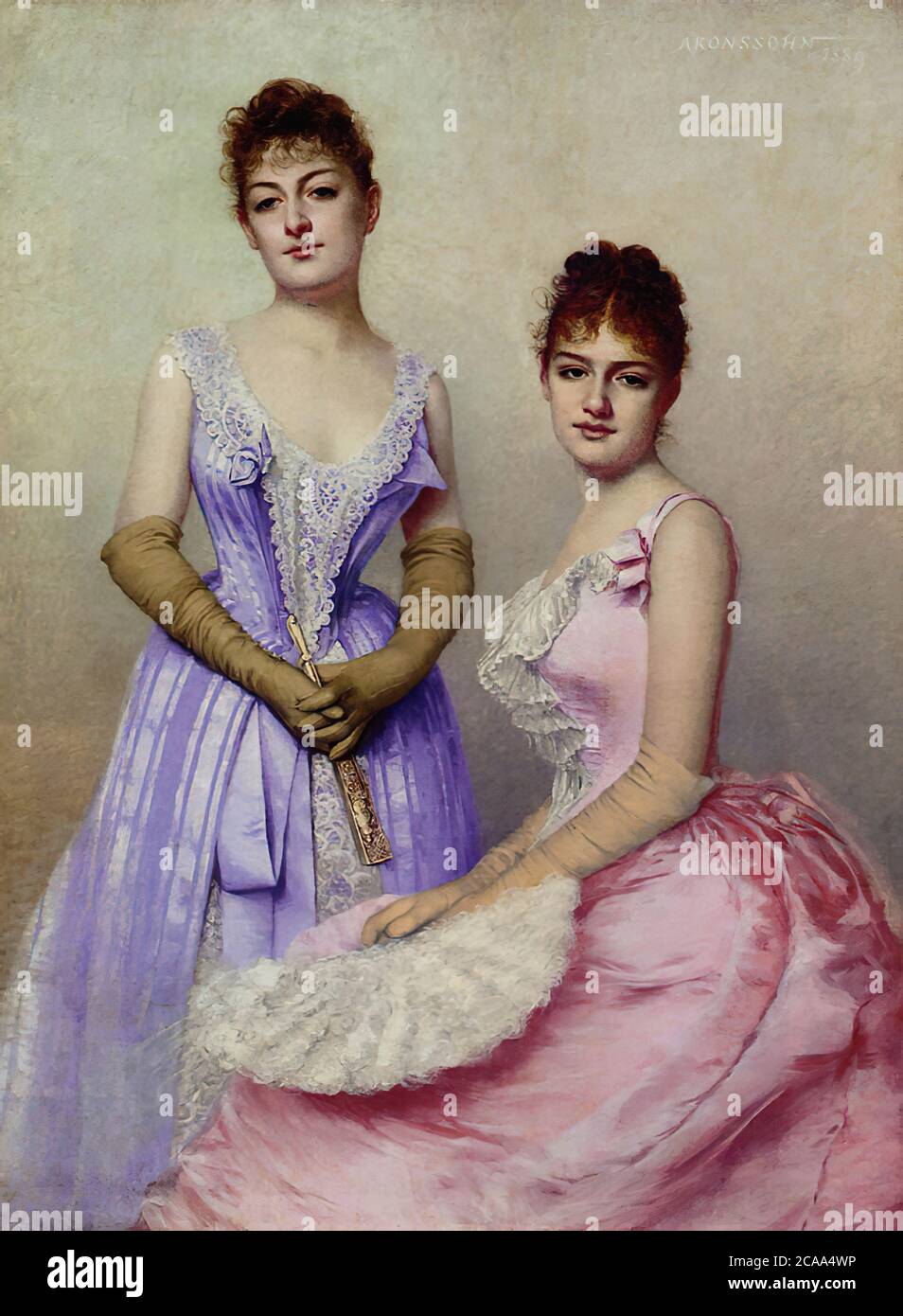 Aronssohn-Danzig Marta - the Debutantes - German School - 19th Century ...