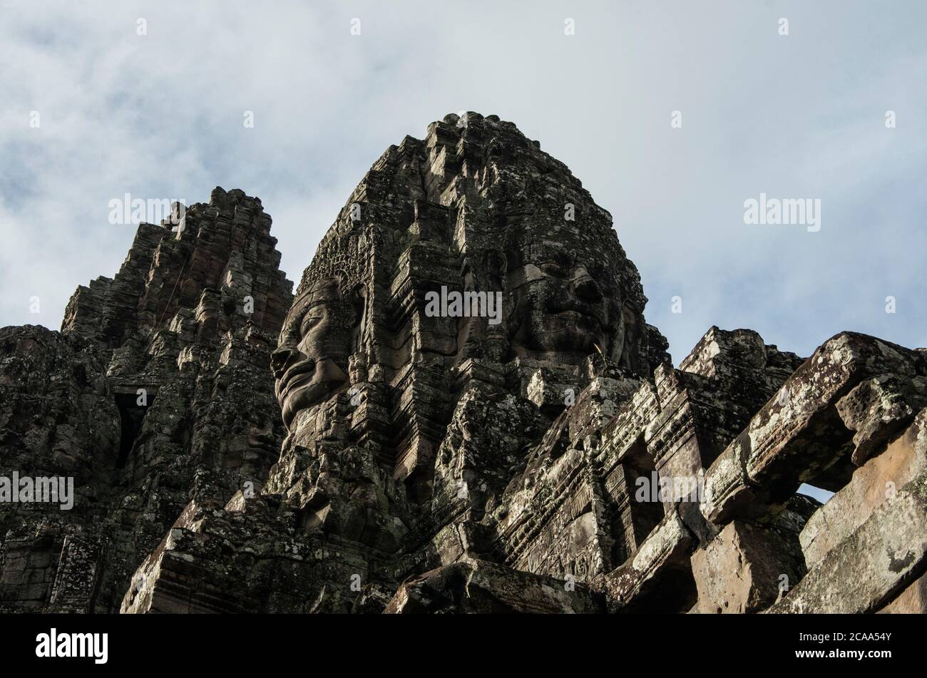 Ruins in Angkor Wat in Cambodia, Siem Reap, Khmer empire Stock Photo ...