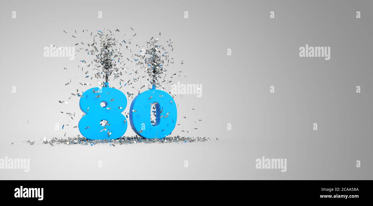 Happy 80th birthday hi-res stock photography and images - Alamy