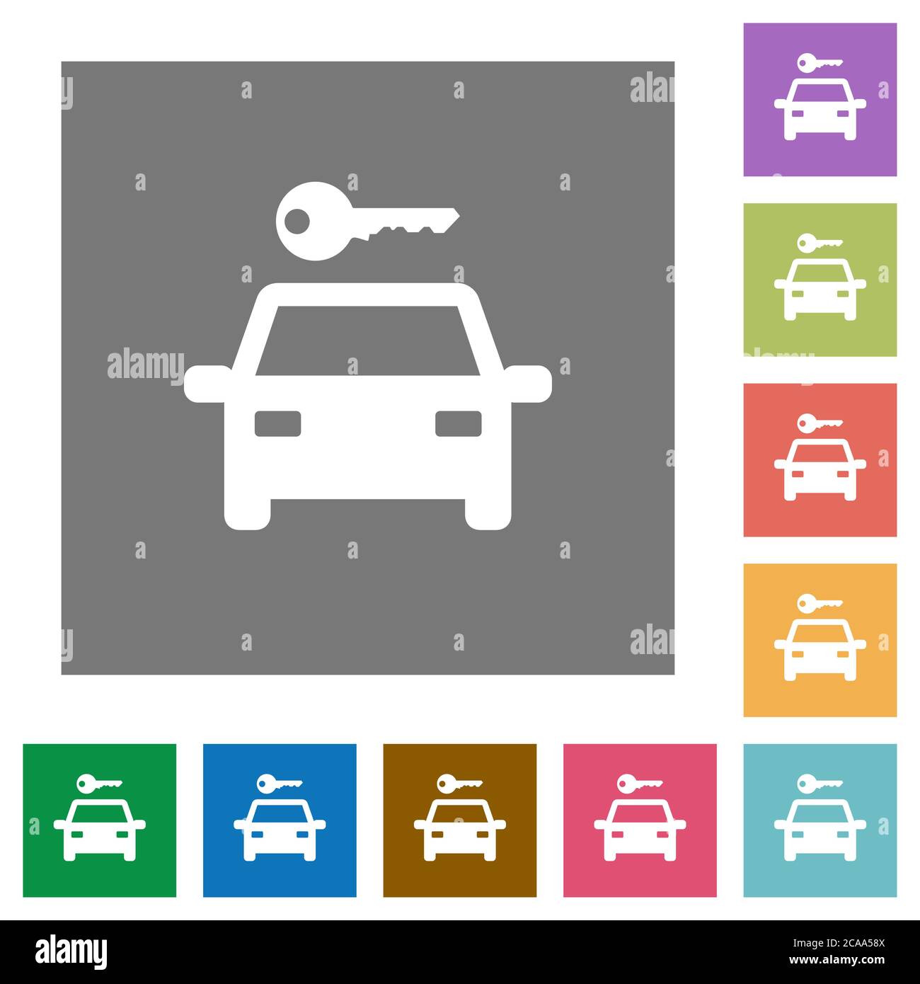 Rental icons set simple Cut Out Stock Images & Pictures - Alamy