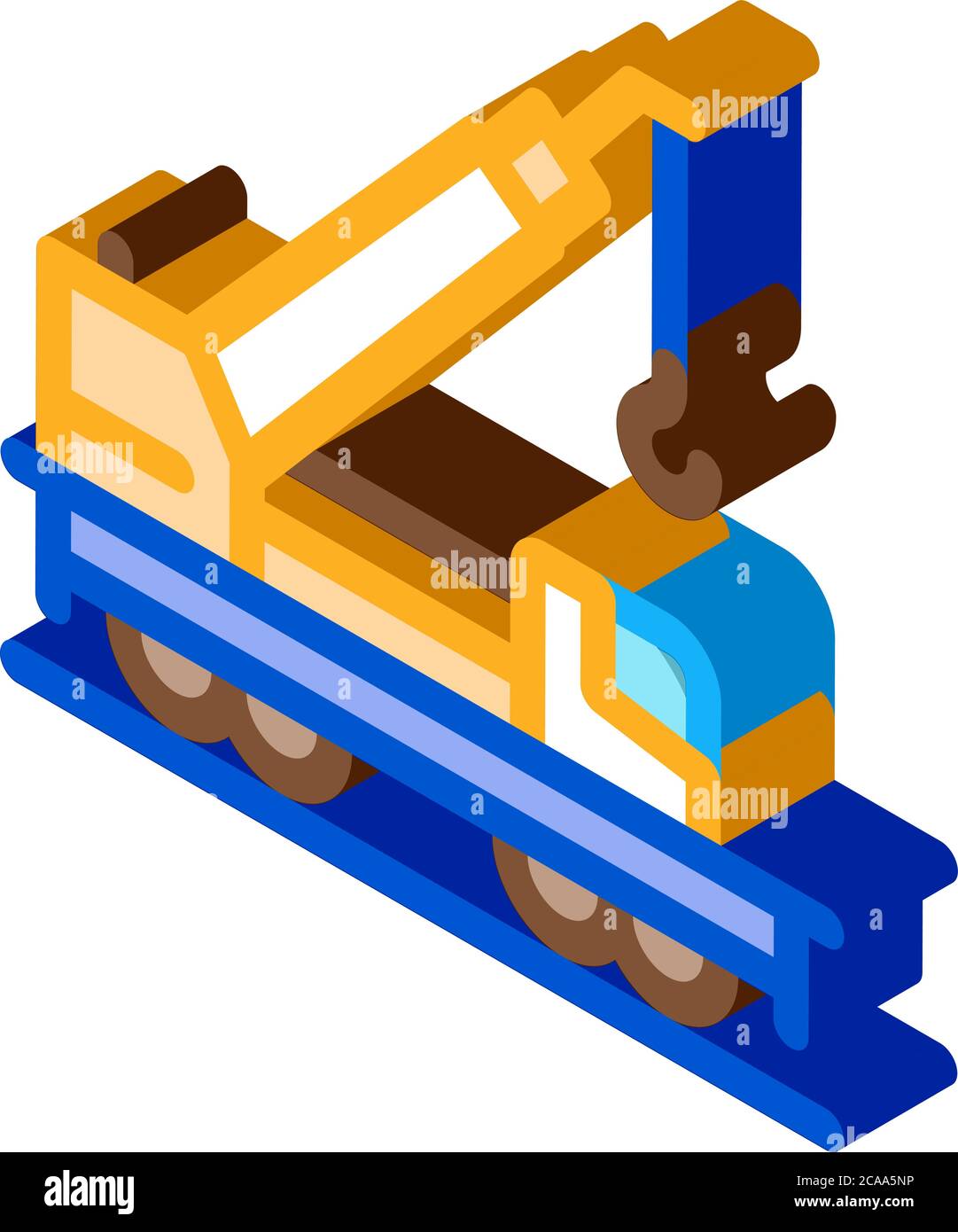 Railway hoist Stock Vector Images - Alamy