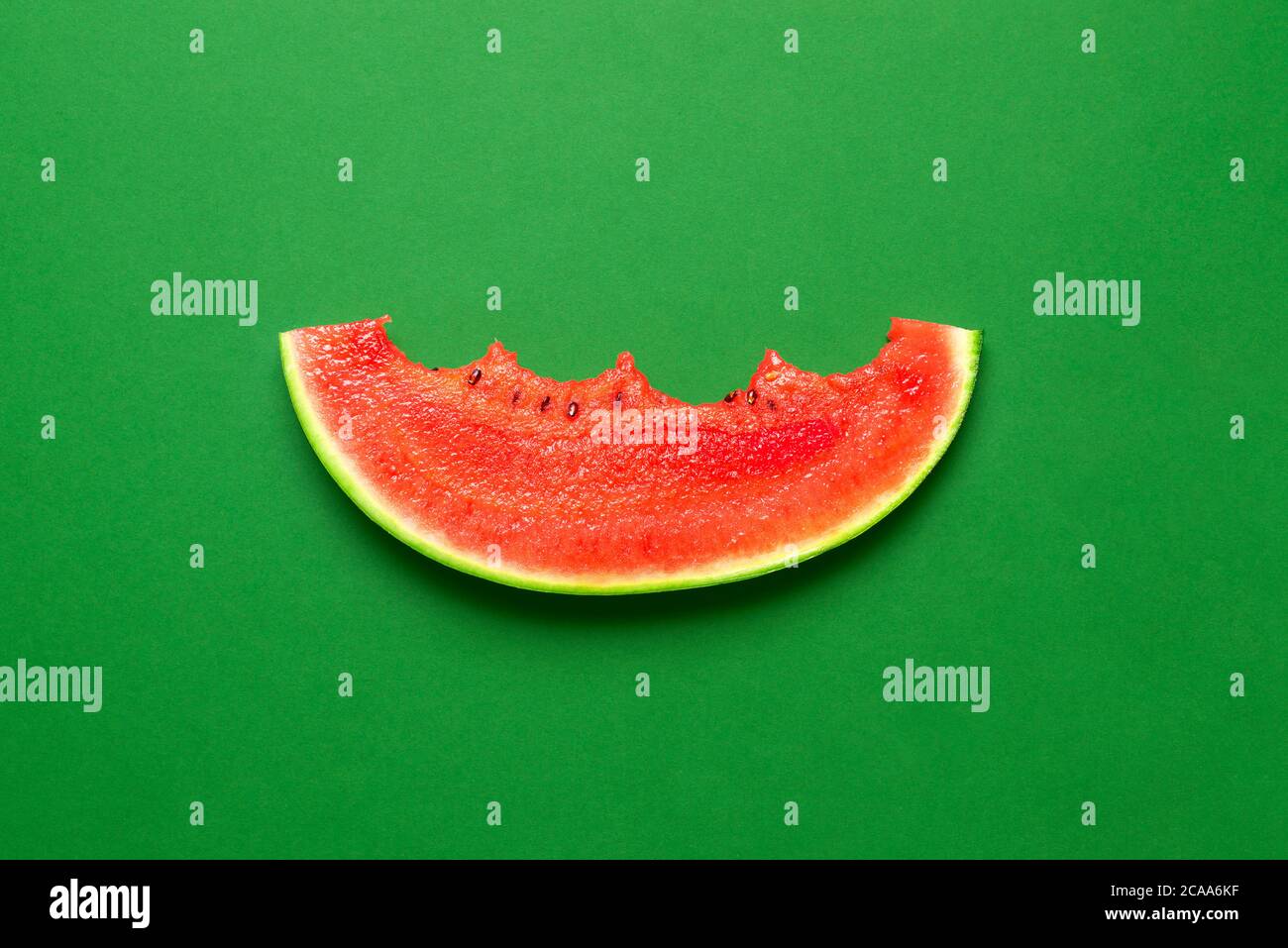 Watermelon slice eaten hi-res stock photography and images - Alamy