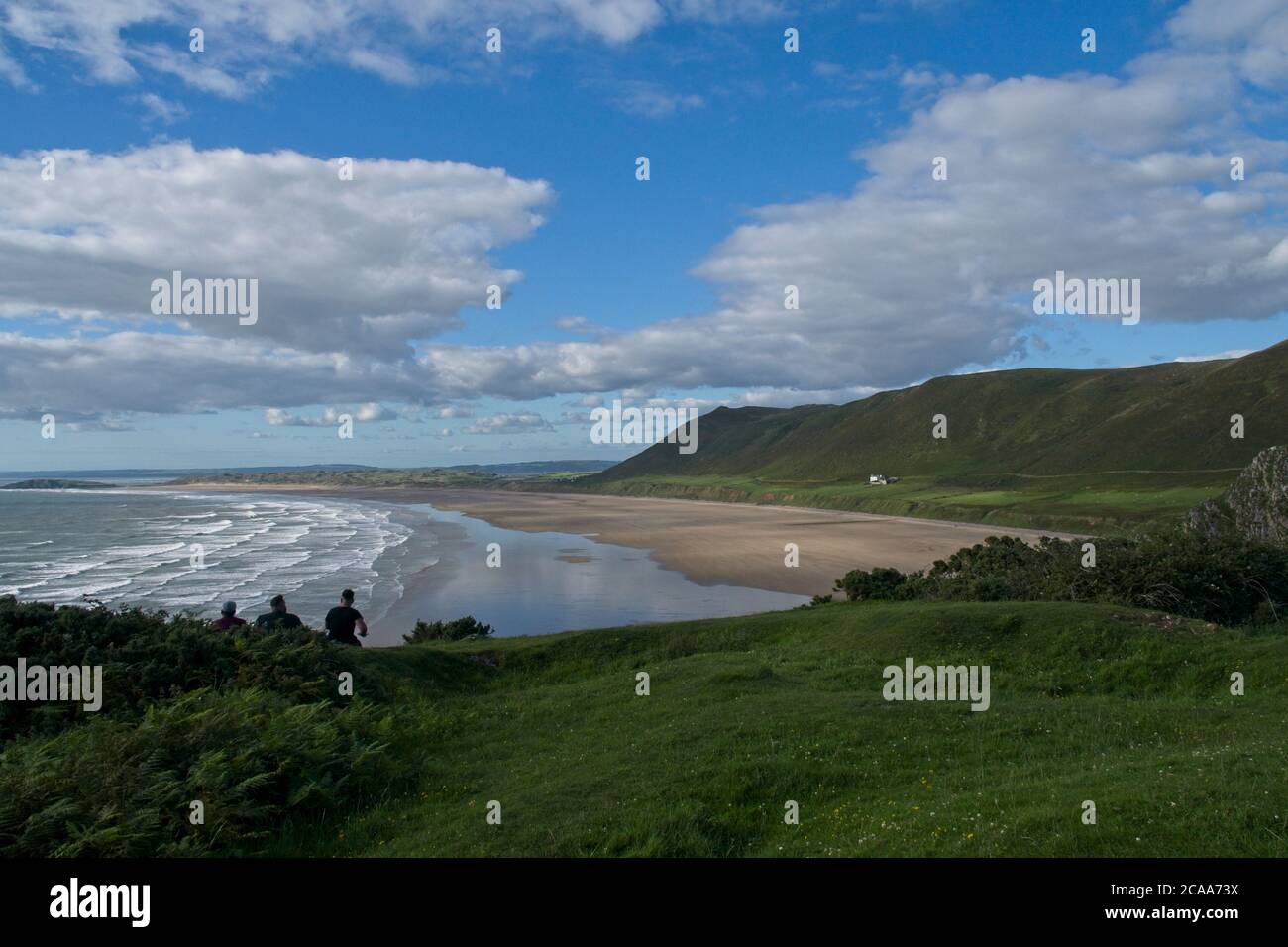 Rhossilli beach hi-res stock photography and images - Alamy