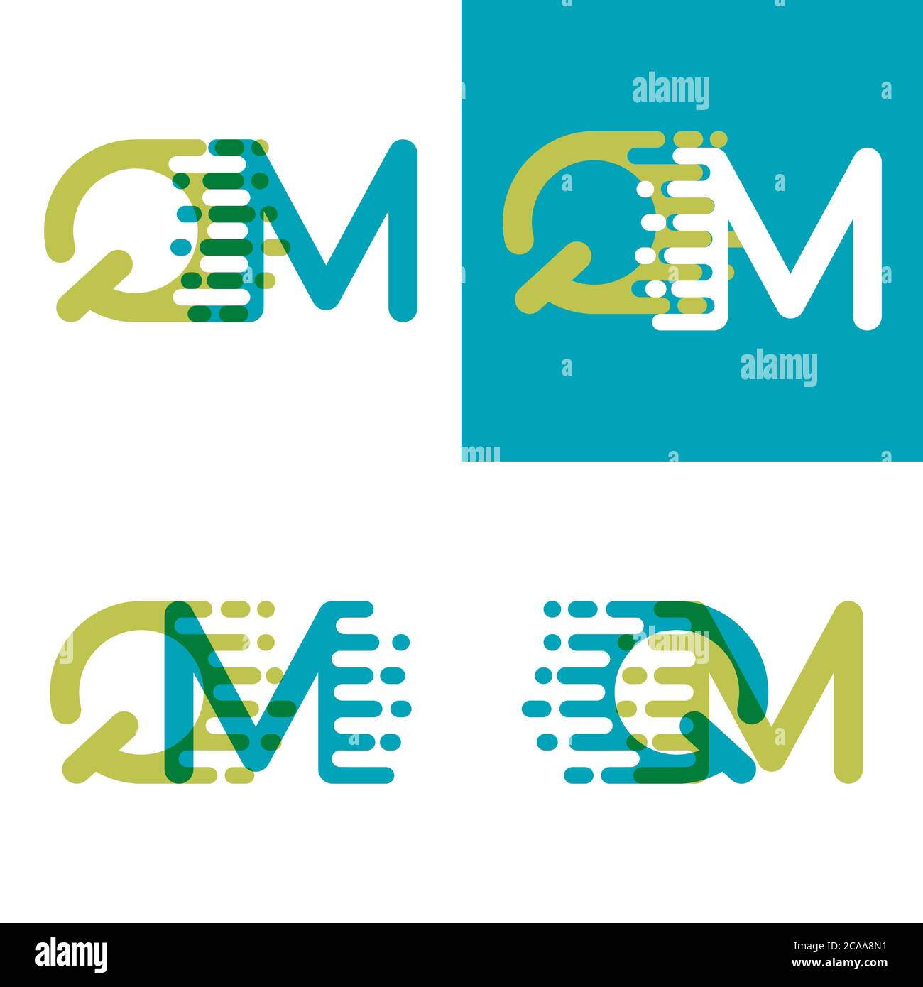 Qm letters hi-res stock photography and images - Alamy