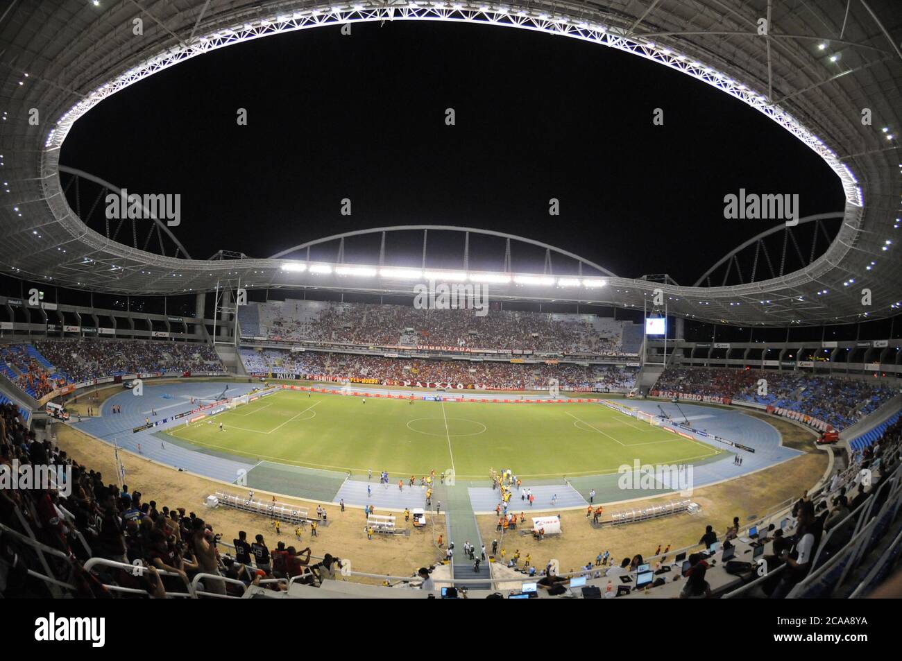 Brazilian soccer stadium Nilton Santos Stock Photo - Alamy
