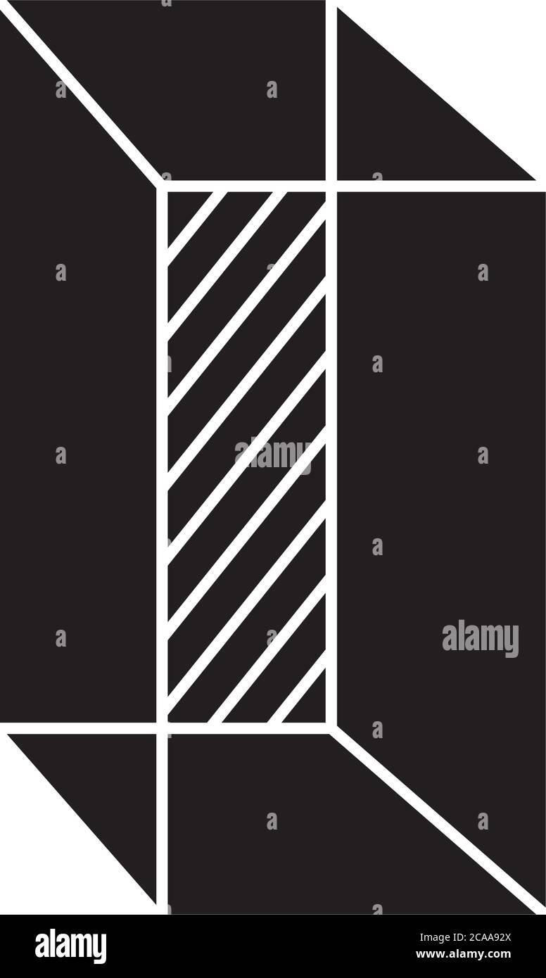 Rectangular prism Stock Vector Images - Alamy