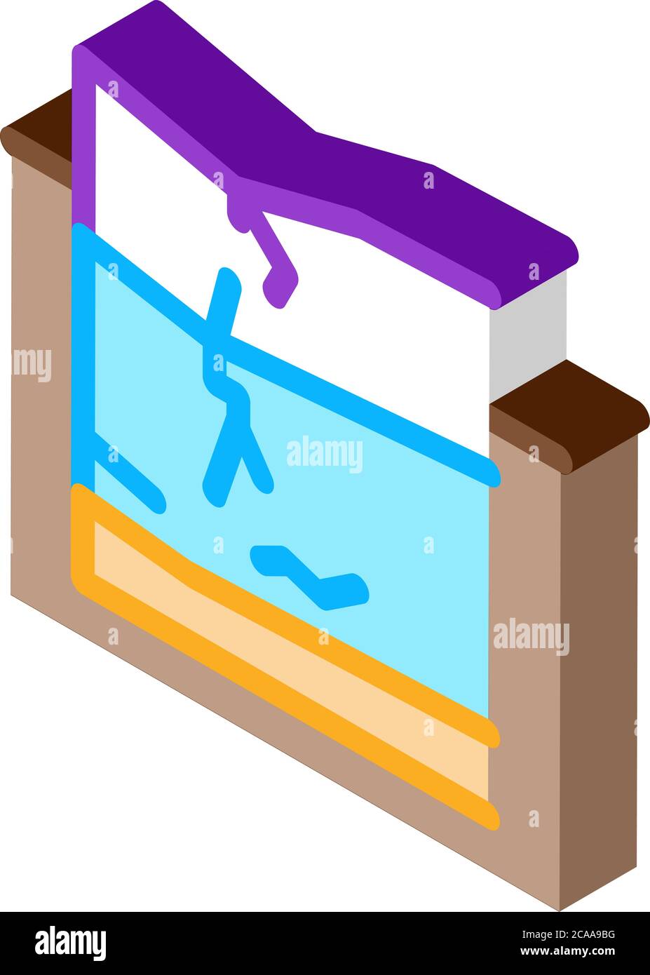 cracked foundation isometric icon vector illustration Stock Vector ... cracked foundation isometric icon vector illustration Stock Vector ...