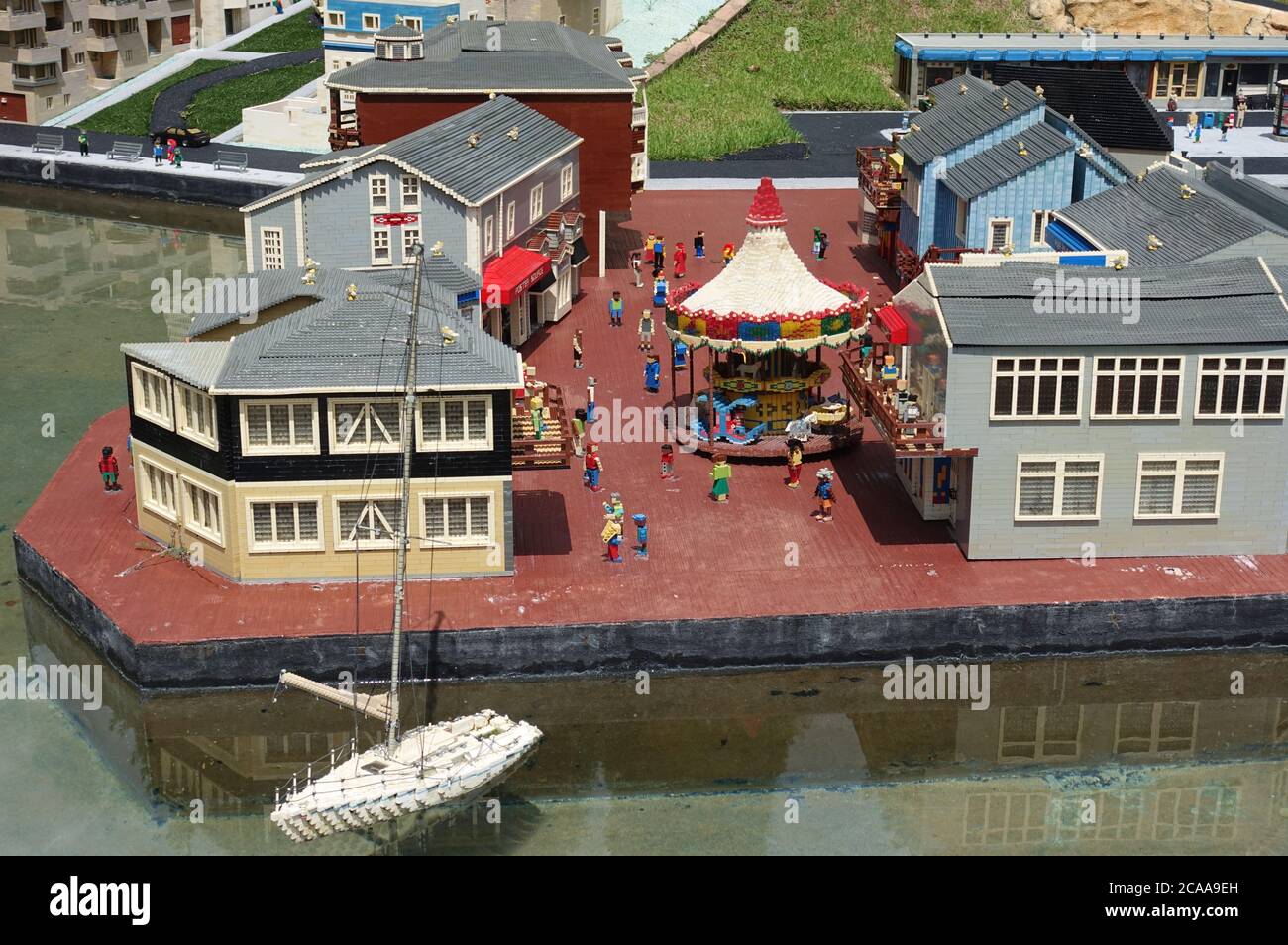 ORLANDO, FL -20 JUN 2020- View of San Francisco landmarks built out of ...