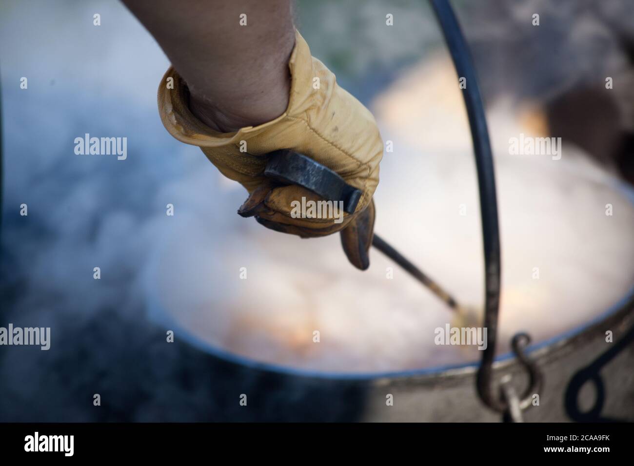 cooking over an open fire Stock Photo - Alamy