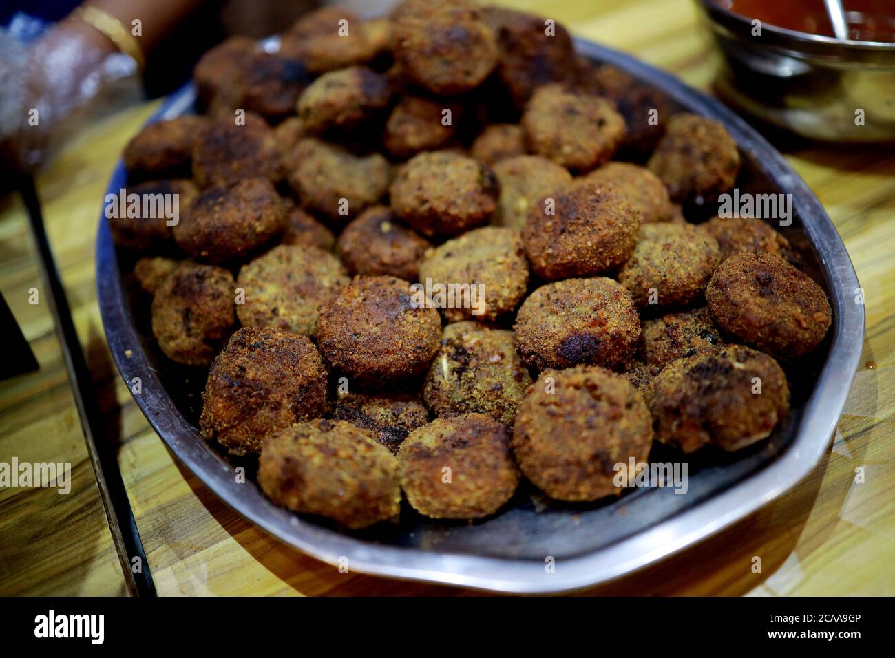 Crispy Indian Style Cutlet Evening Snack Recipe Stock Photo - Alamy