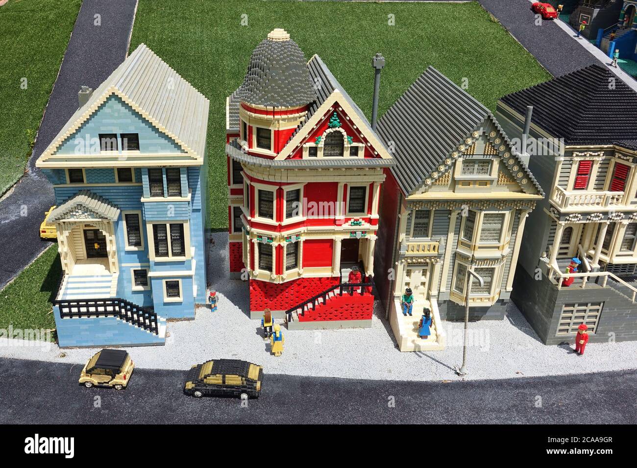 ORLANDO, FL -20 JUN 2020- View of San Francisco landmarks built out of ...