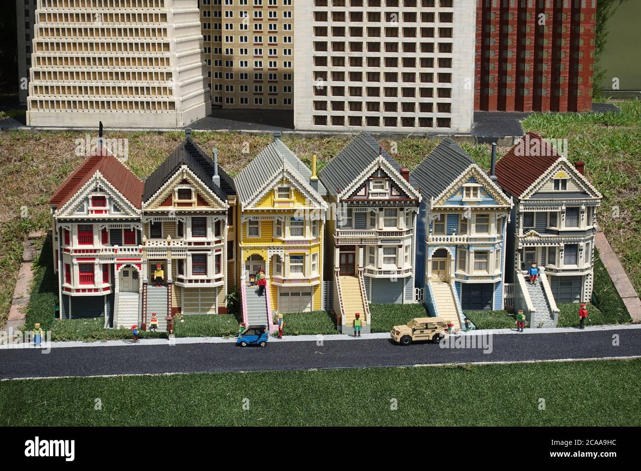 ORLANDO, FL -20 JUN 2020- View of San Francisco landmarks built out of ...