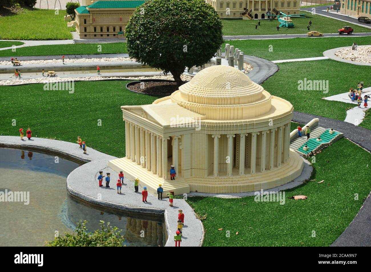 ORLANDO, FL -20 JUN 2020- View of Washington DC landmarks built out of ...