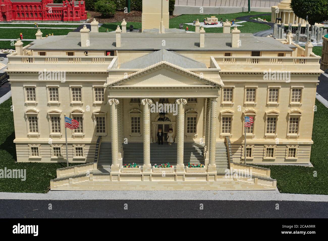 ORLANDO, FL -20 JUN 2020- View of Washington DC landmarks built out of ...
