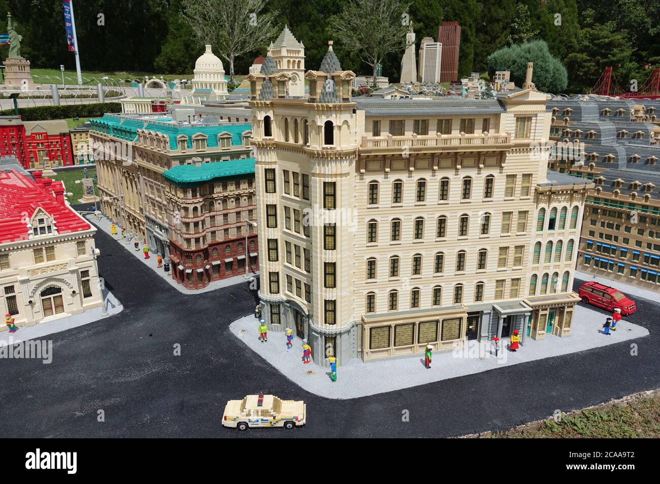 ORLANDO, FL -20 JUN 2020- View of Washington DC landmarks built out of ...