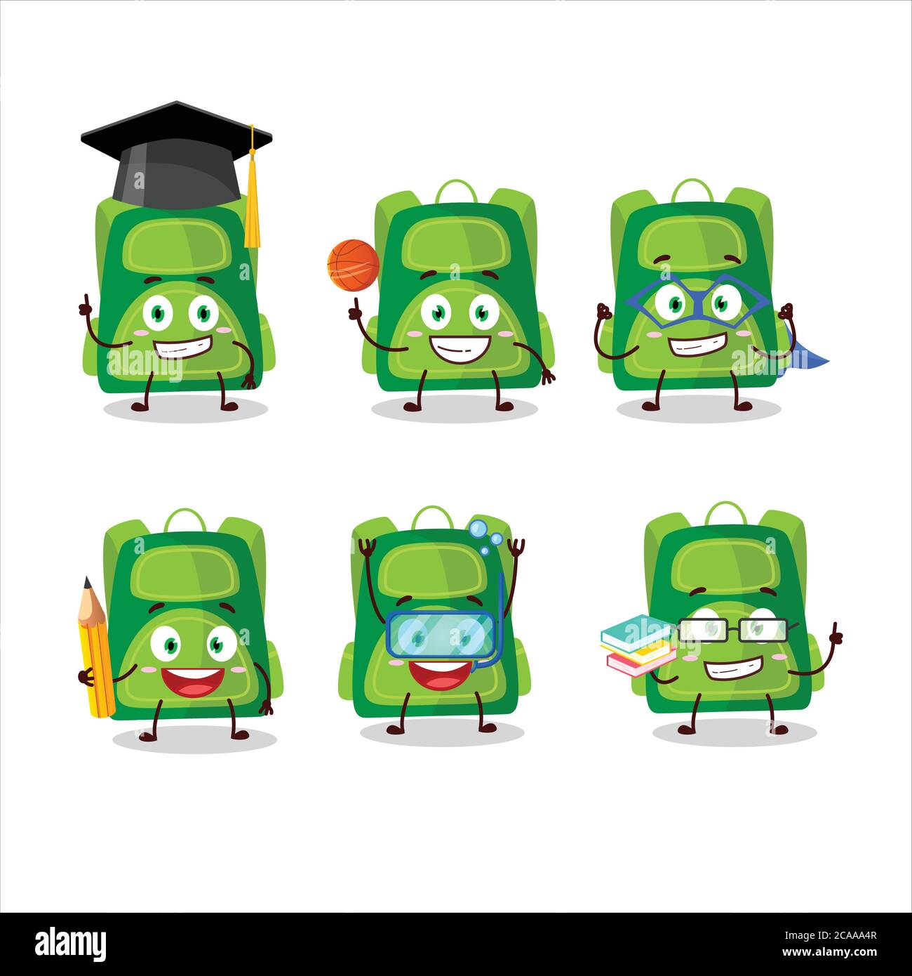 Water schoolbag Stock Vector Images - Alamy
