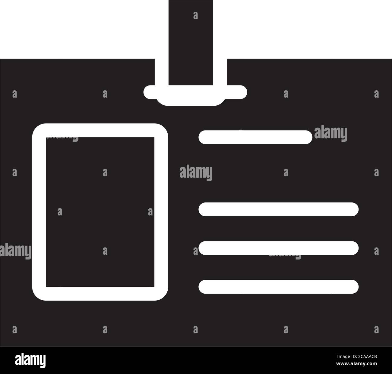 security id icon over white background, silhouette style, vector ...