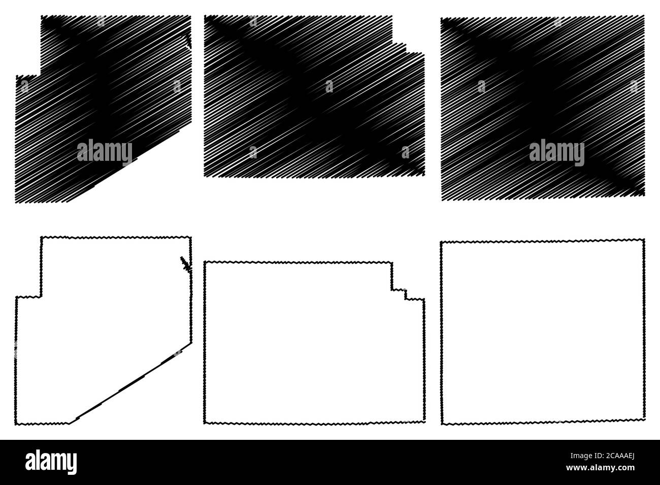 Map of greensburg Stock Vector Images - Alamy