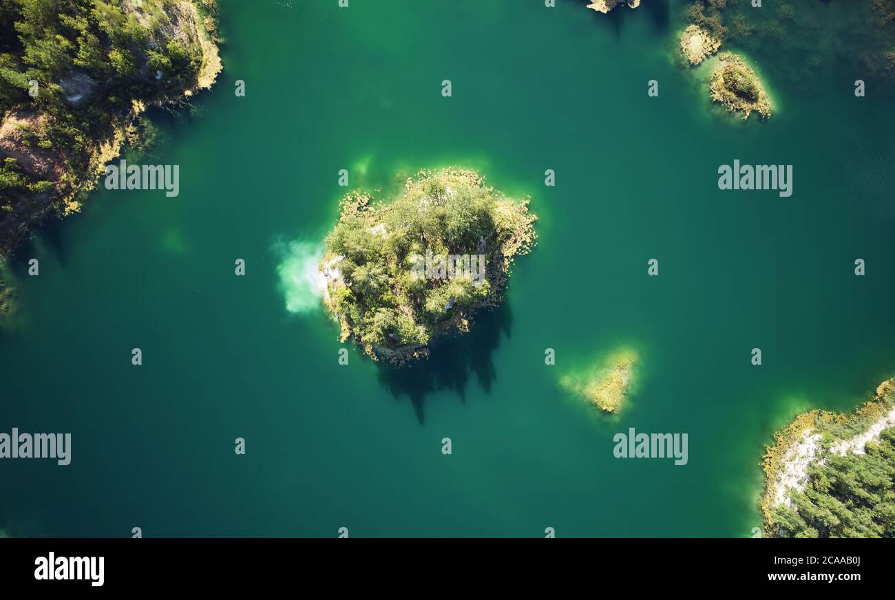 Aerial rural island hi-res stock photography and images - Alamy