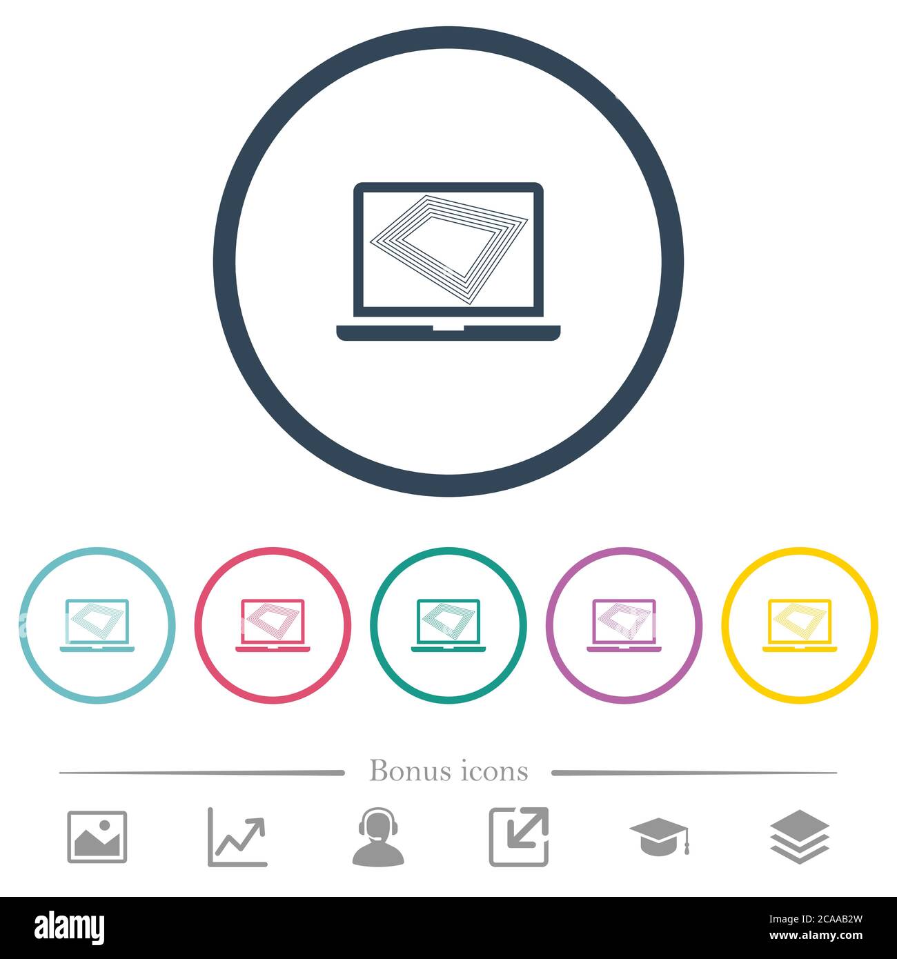 Computer screensaver Stock Vector Images - Alamy