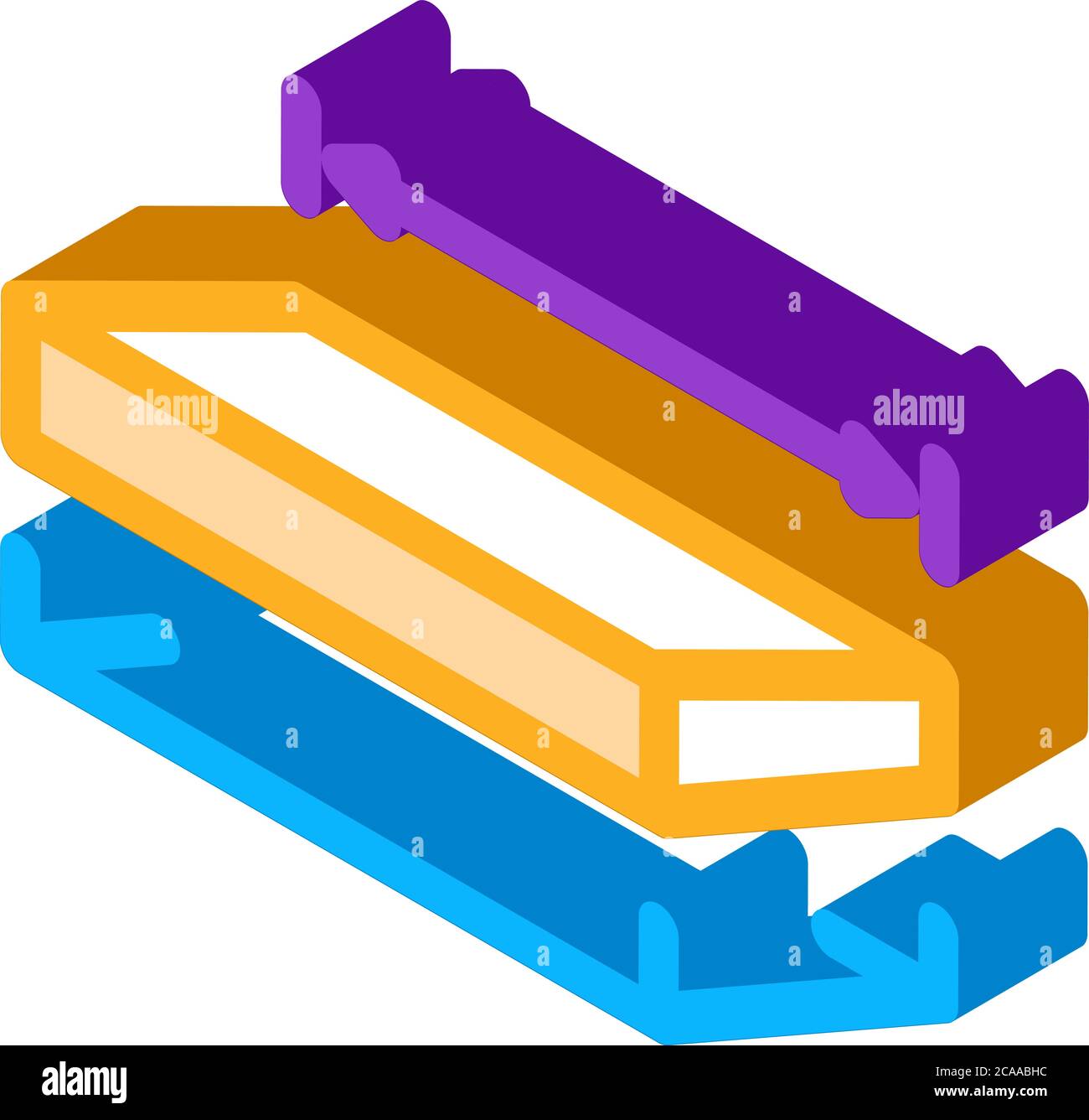 house foundation marking isometric icon vector illustration Stock ...