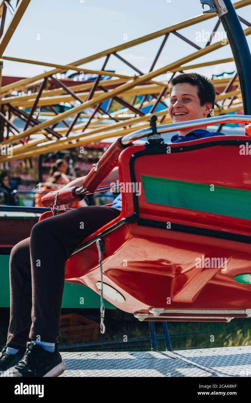 Rotating playground equipment hi-res stock photography and images - Alamy