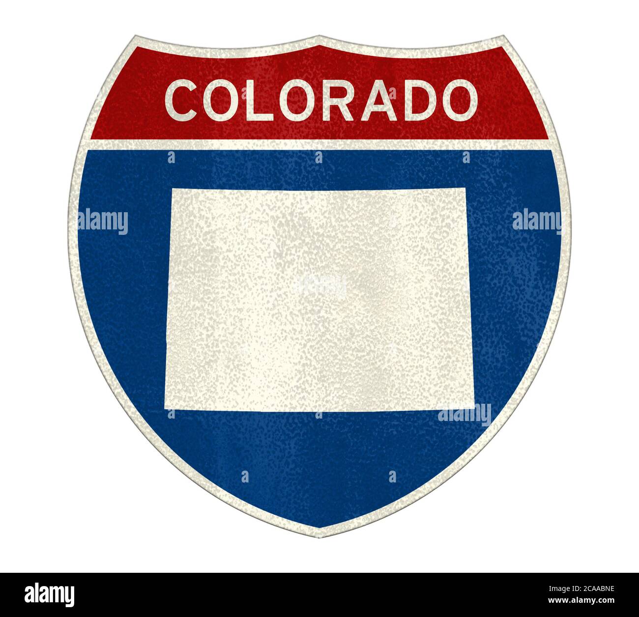 Map of colorado state hi-res stock photography and images - Alamy
