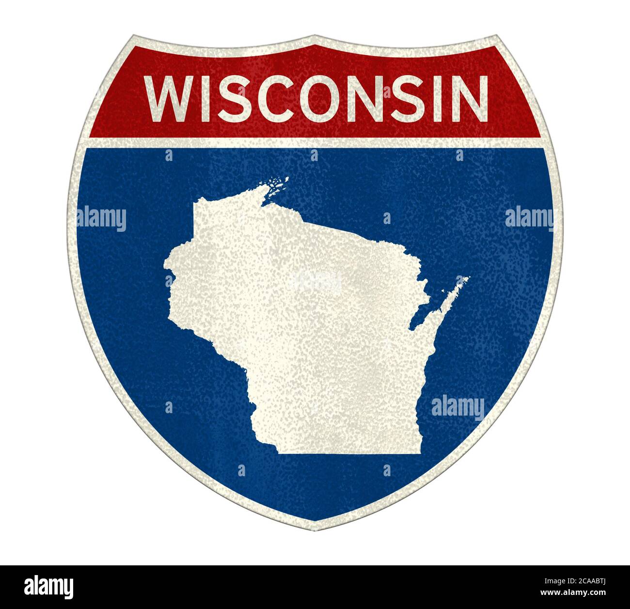 Map of wisconsin hi-res stock photography and images - Alamy