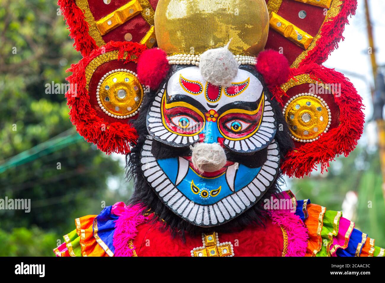 Kummattikali mask hi-res stock photography and images - Alamy