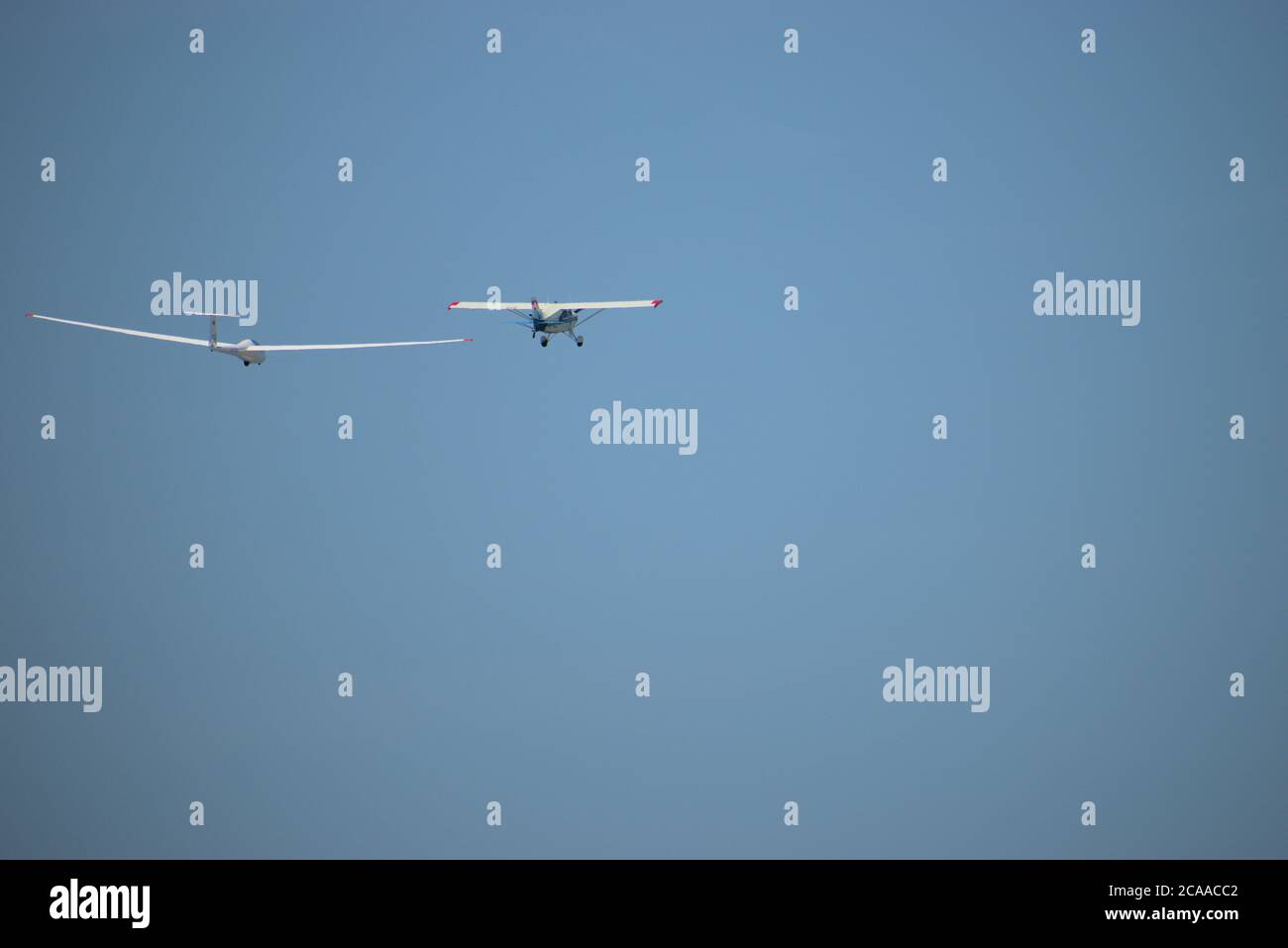 Maule airplane is departing from the airport Saint Gallen Altenrhein in ...