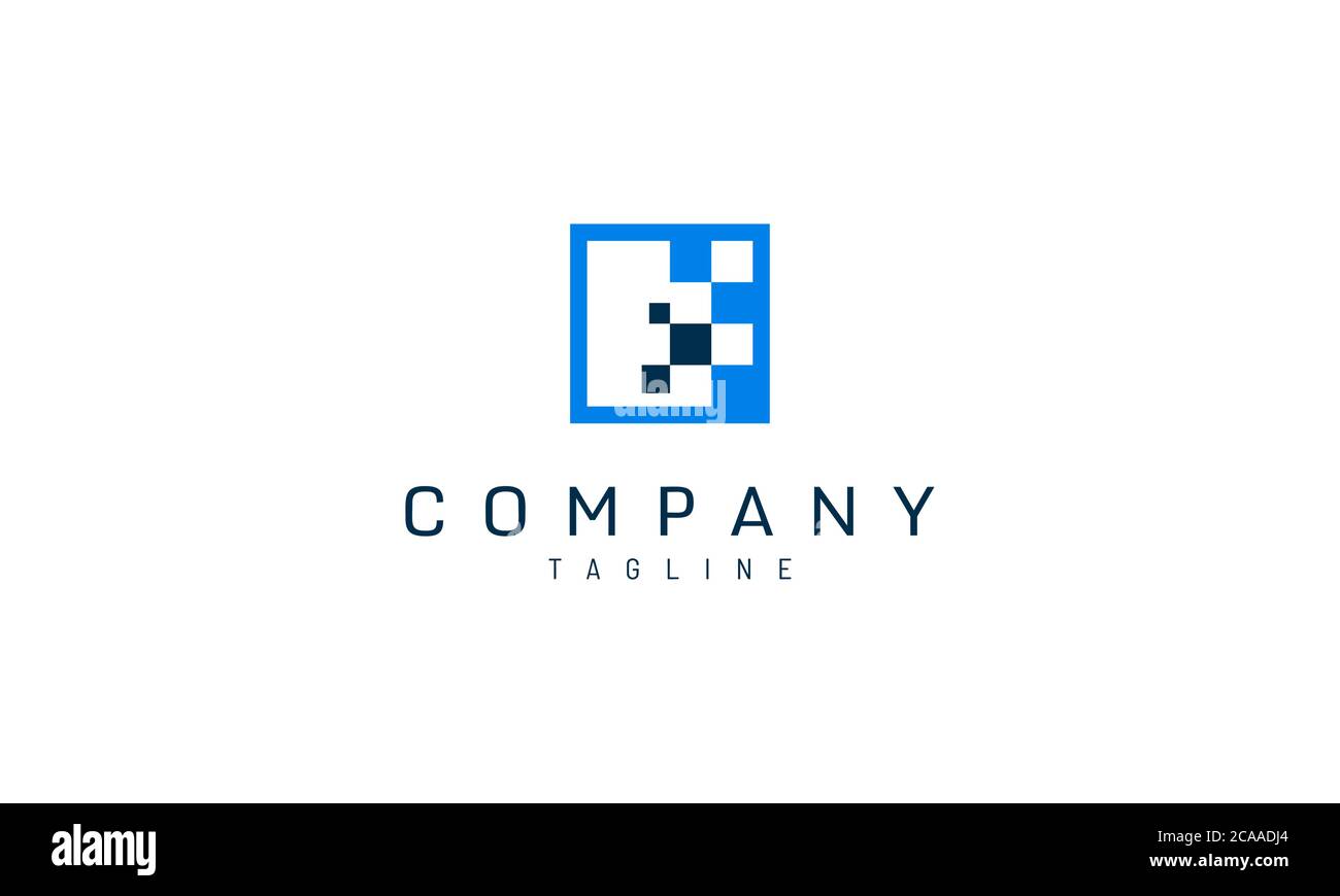 Square with lots of squares in it. logo design for technology companies ...