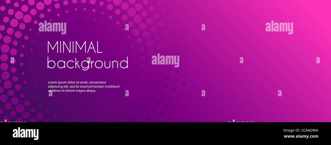 Abstract long banner vector template for social media. Minimal gradient ...