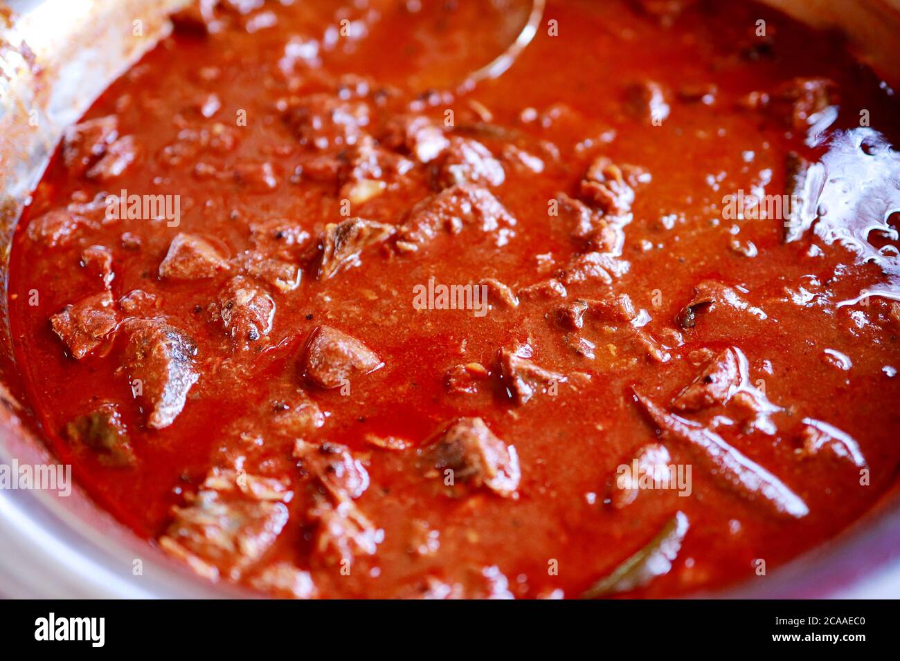 Spicy and Tasty Indian Fish curry Recipe Stock Photo - Alamy