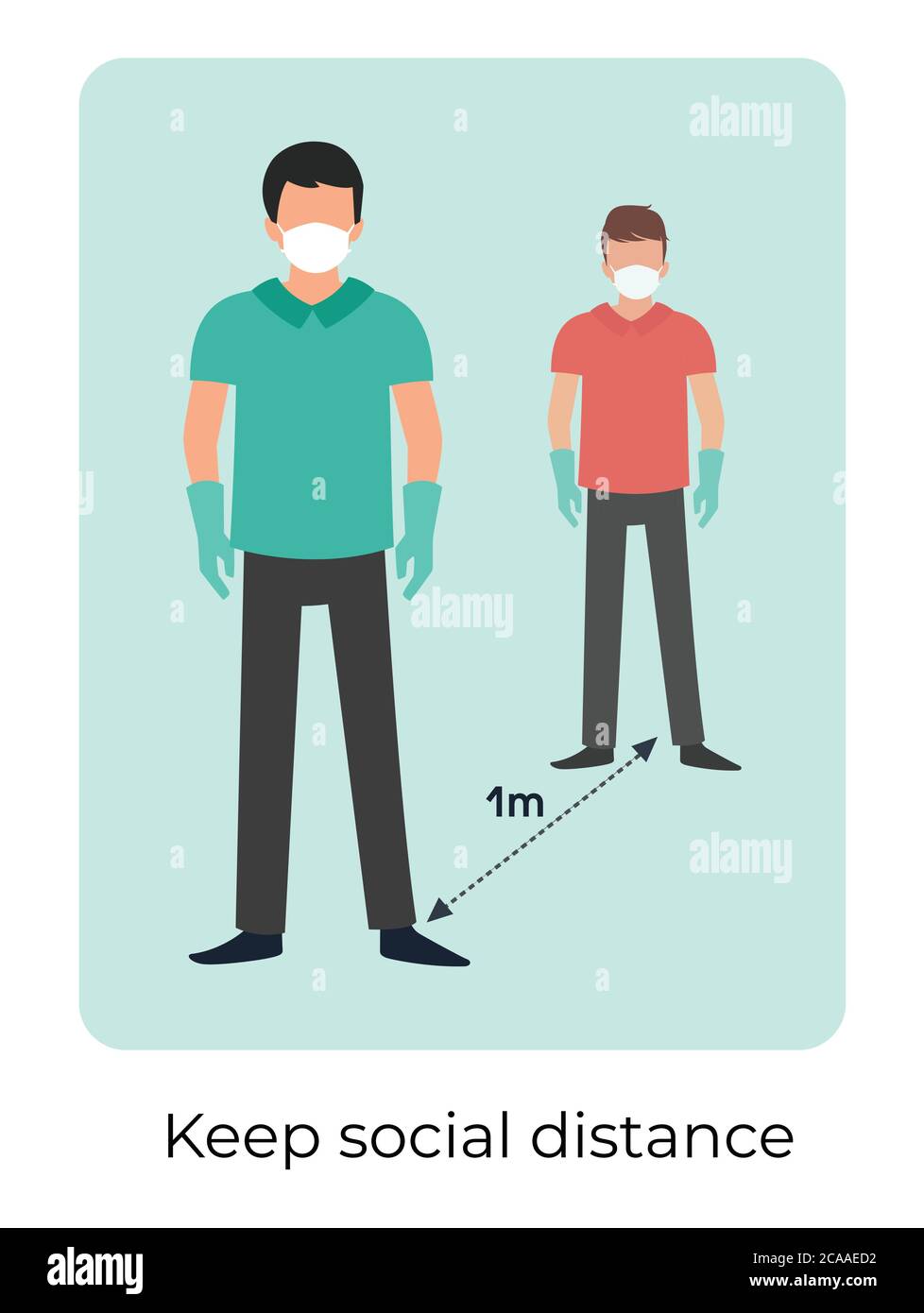 Social Distancing sign. Keep social distance. Keep the 1 meter distance ... Social Distancing sign. Keep social distance. Keep the 1 meter distance ...