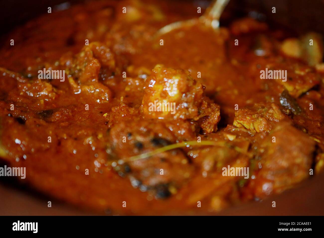 Spicy and Tasty Indian Fish curry Recipe Stock Photo - Alamy