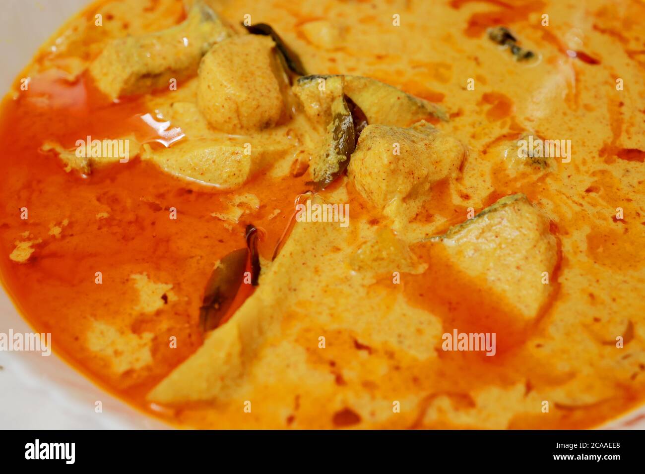 Spicy and Tasty Indian Fish curry Recipe Stock Photo - Alamy