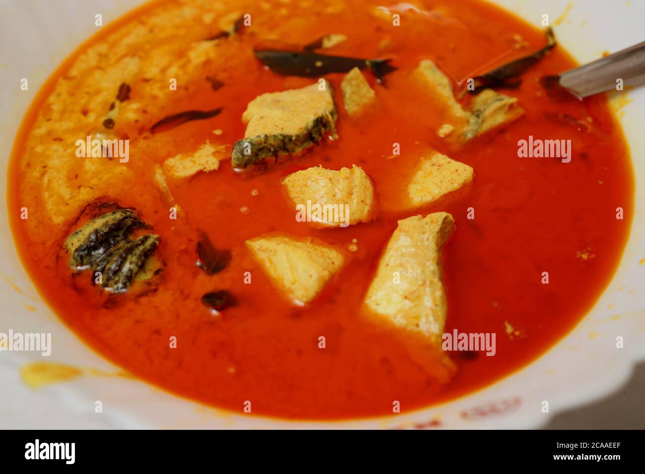 Spicy and Tasty Indian Fish curry Recipe Stock Photo - Alamy