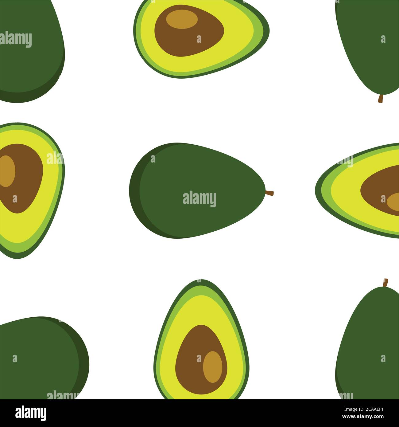 Seamless pattern with avocado. Tropical abstract background. Avocado ...