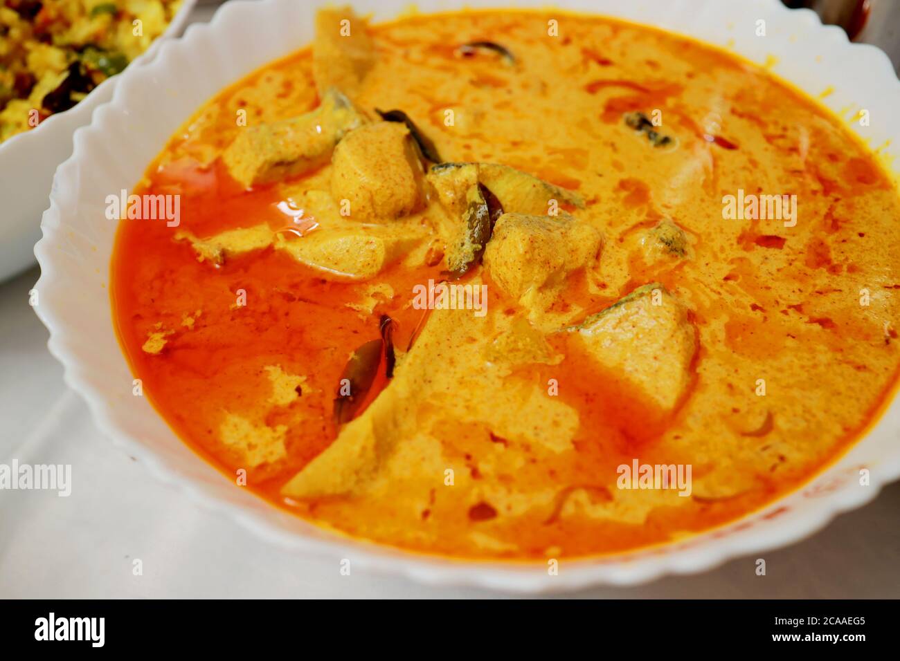 Spicy and Tasty Indian Fish curry Recipe Stock Photo - Alamy