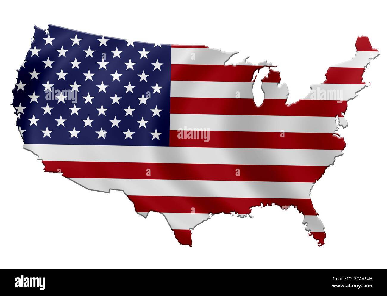 United state map icon hi-res stock photography and images - Alamy