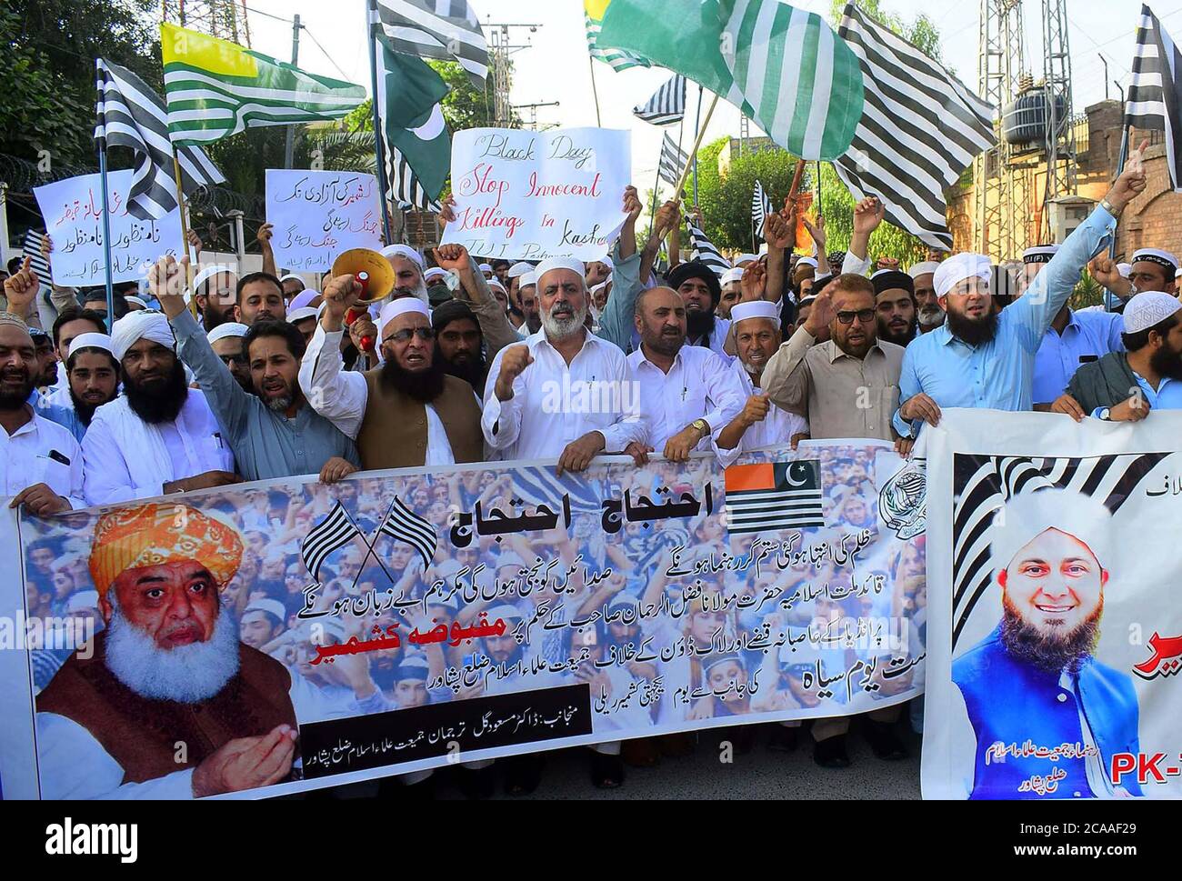 Activists Of Jamiat Ulema E Islam Jui F Are Holding Protest