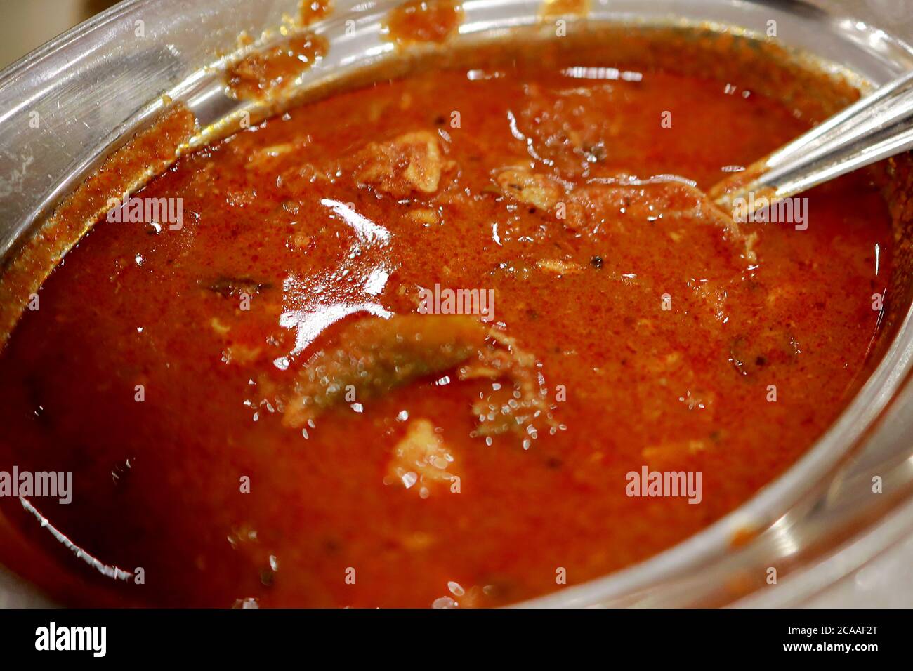 Spicy and Tasty Indian Fish curry Recipe Stock Photo - Alamy