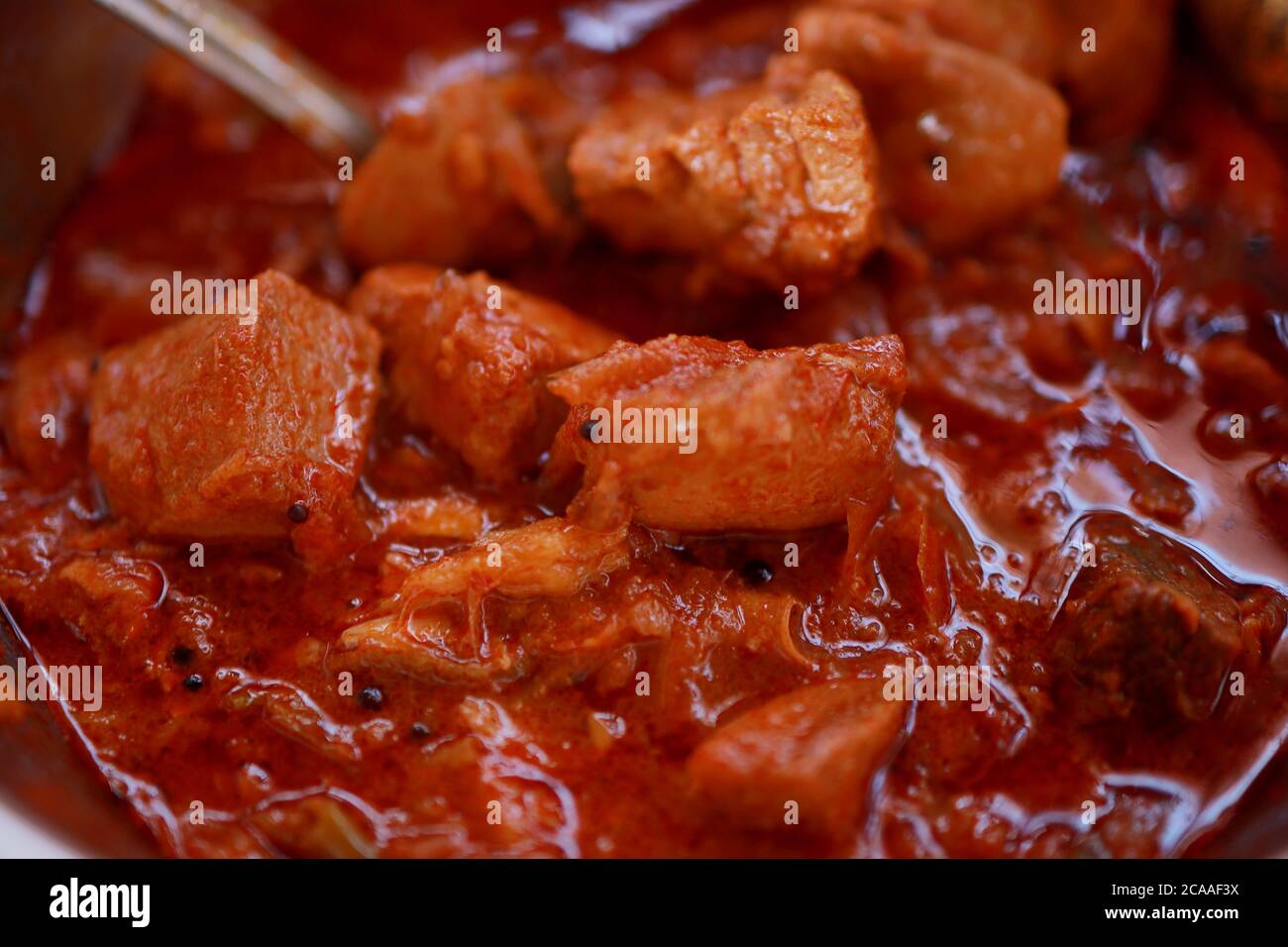 Spicy and Tasty Indian Fish curry Recipe Stock Photo - Alamy