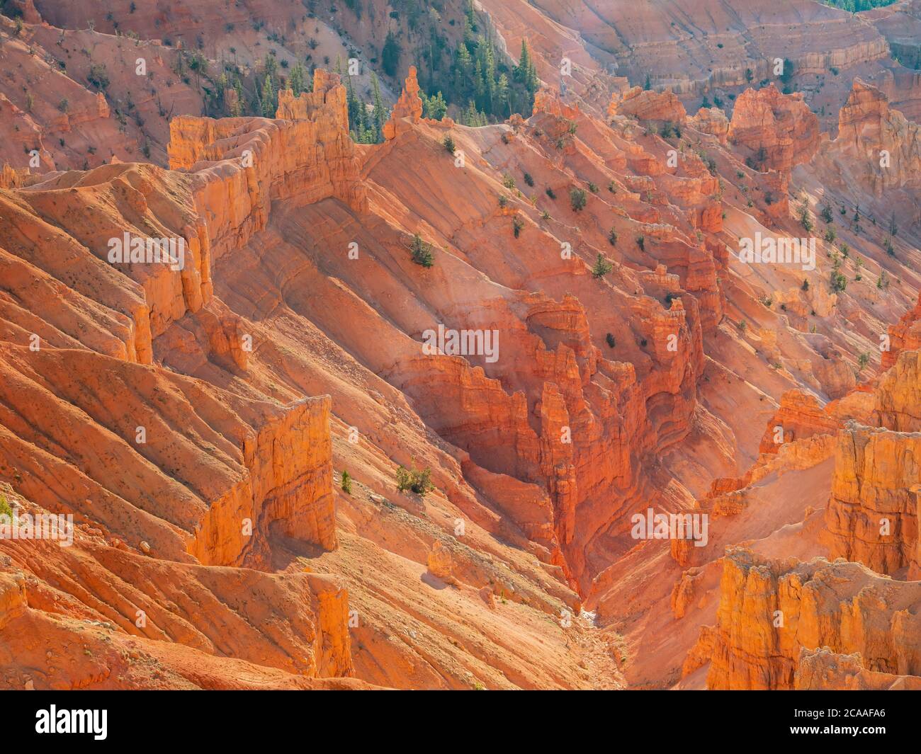 Beautiful landscape saw from Sunset View Overlook of Cedar Breaks ...