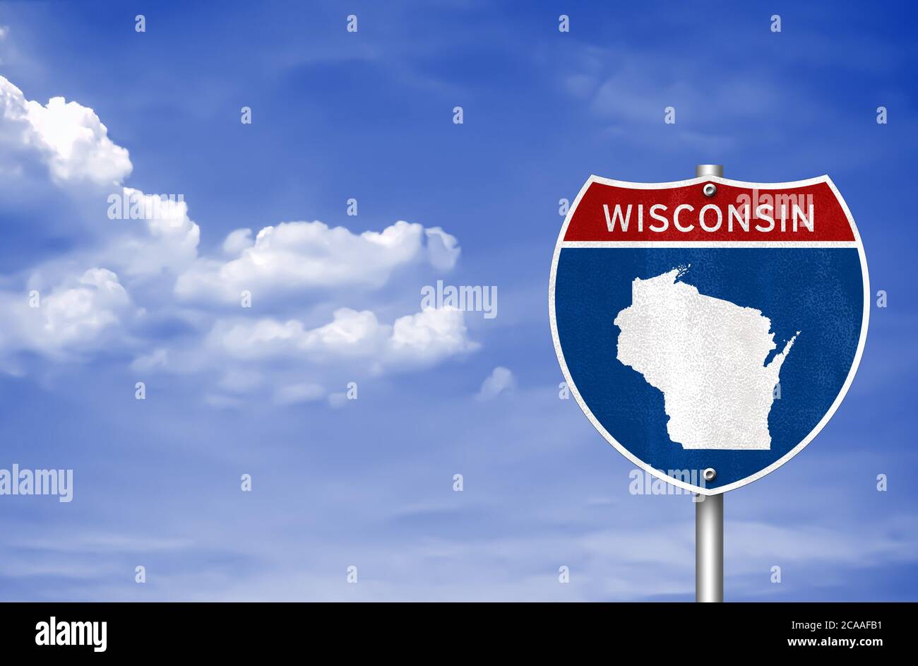 Welcome to wisconsin sign hi-res stock photography and images - Alamy