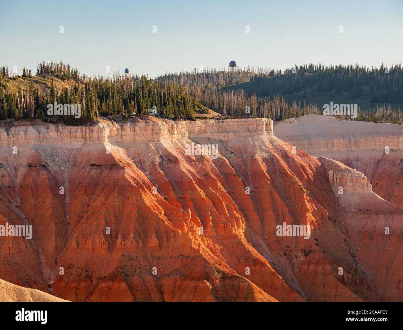 Beautiful landscape saw from Sunset View Overlook of Cedar Breaks ...