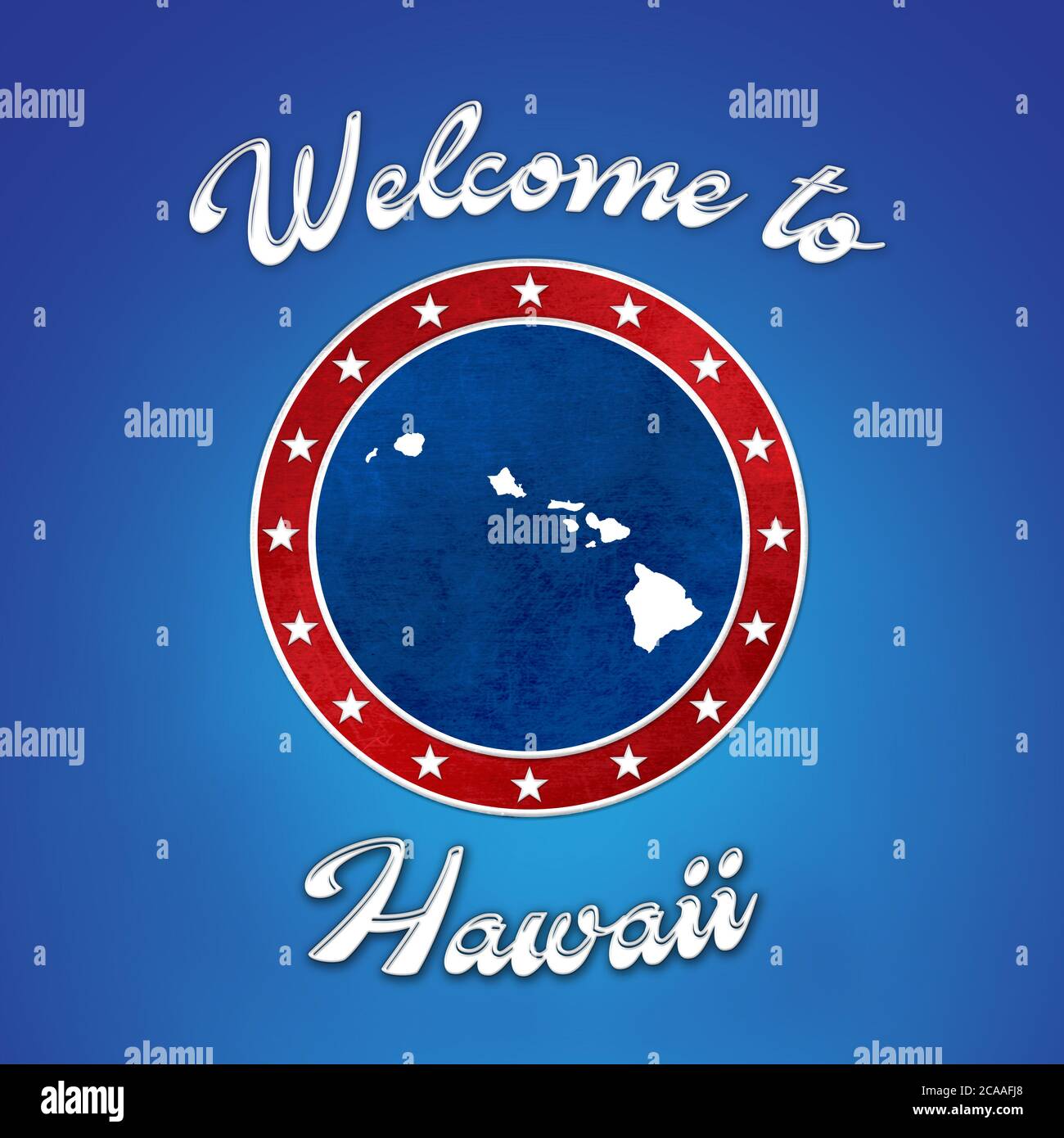 Welcome to Hawaii Stock Photo - Alamy