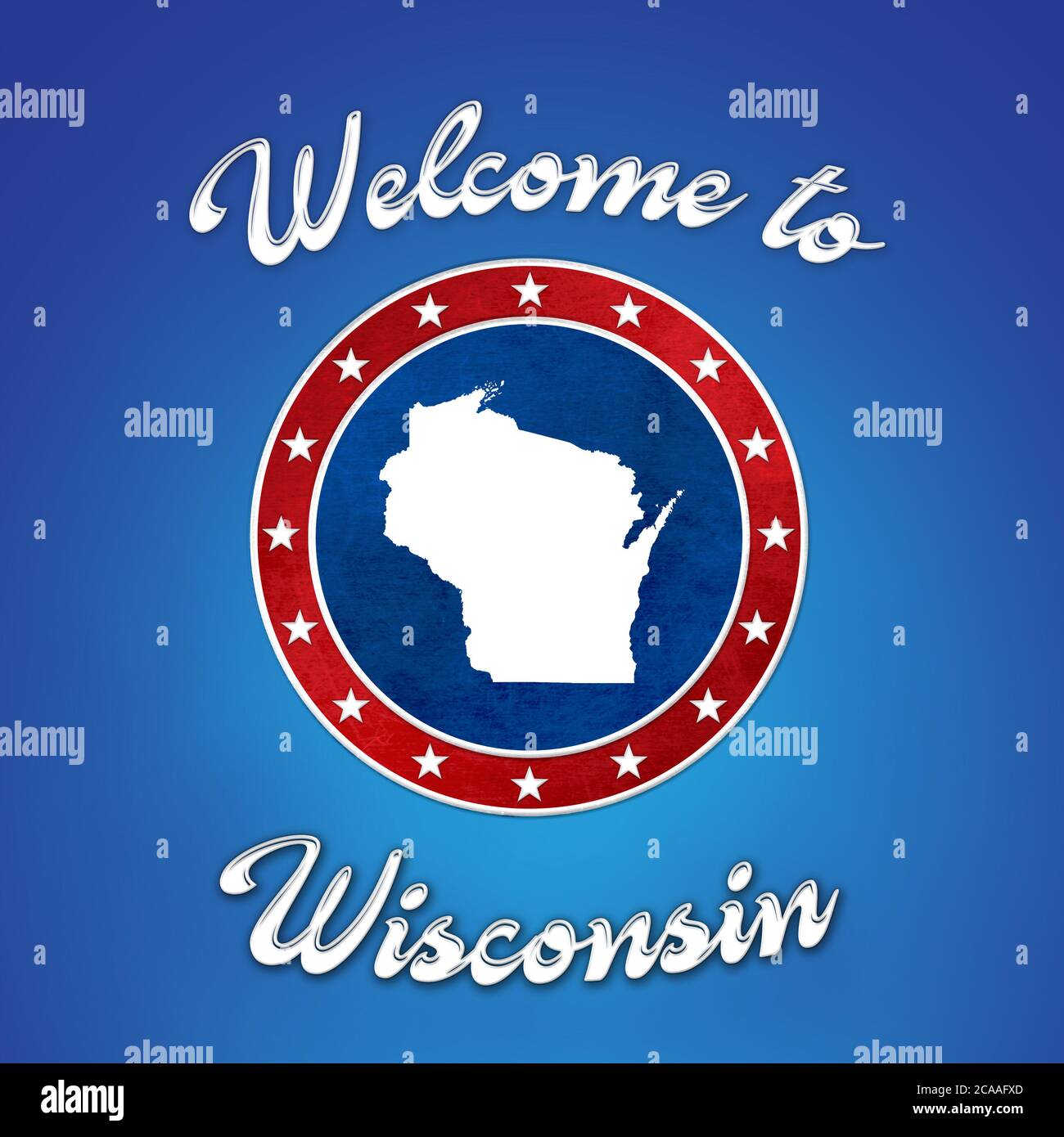 Map of wisconsin hi-res stock photography and images - Alamy